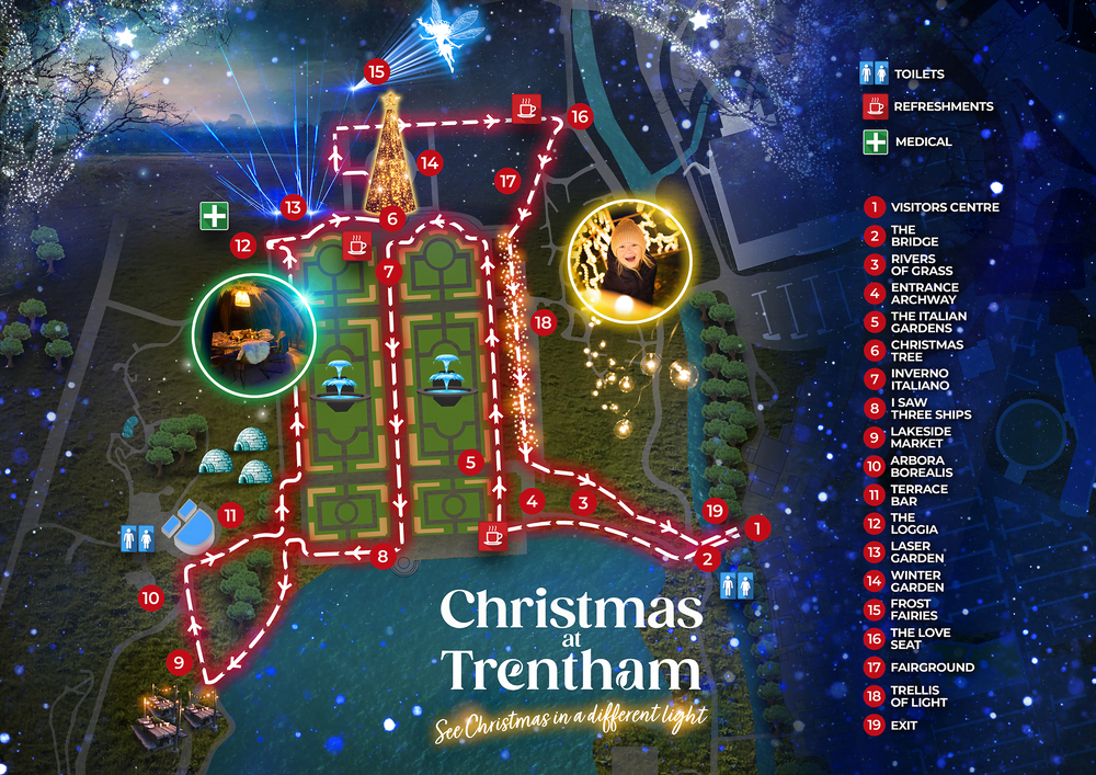 Christmas at Trentham map - Appetite